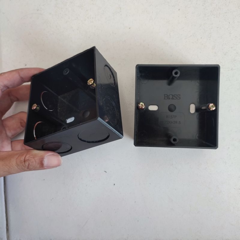 Jual imbodus tanam kotak hitam skrup sekrup untuk saklar stop kontak ...