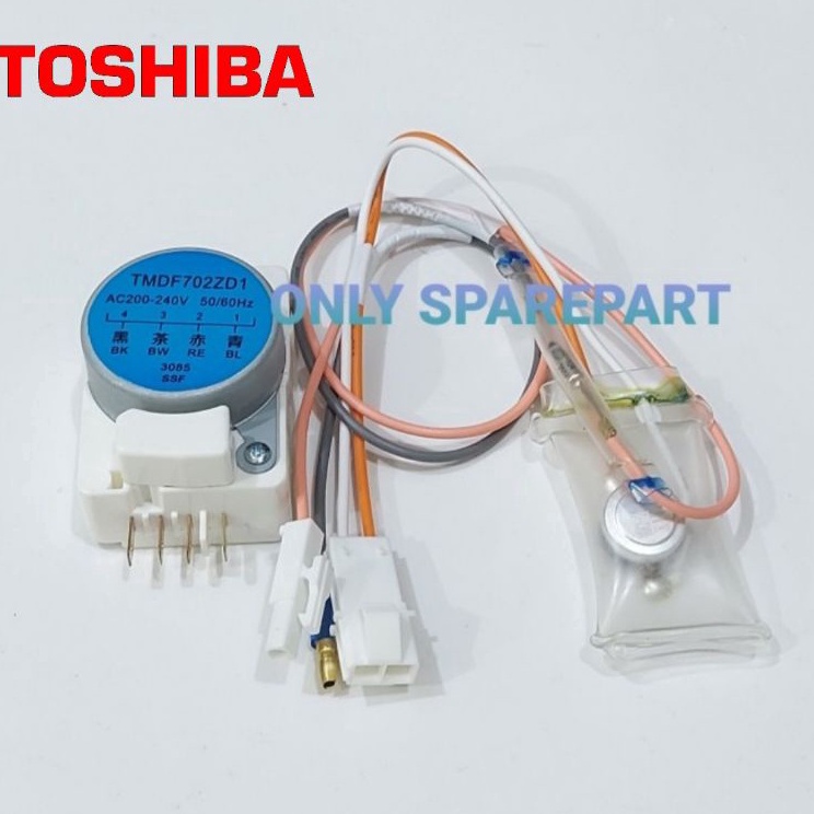 Jual BoQ Timer defrost fuse kulkas Toshiba 2 pintu 1 Set | Shopee Indonesia