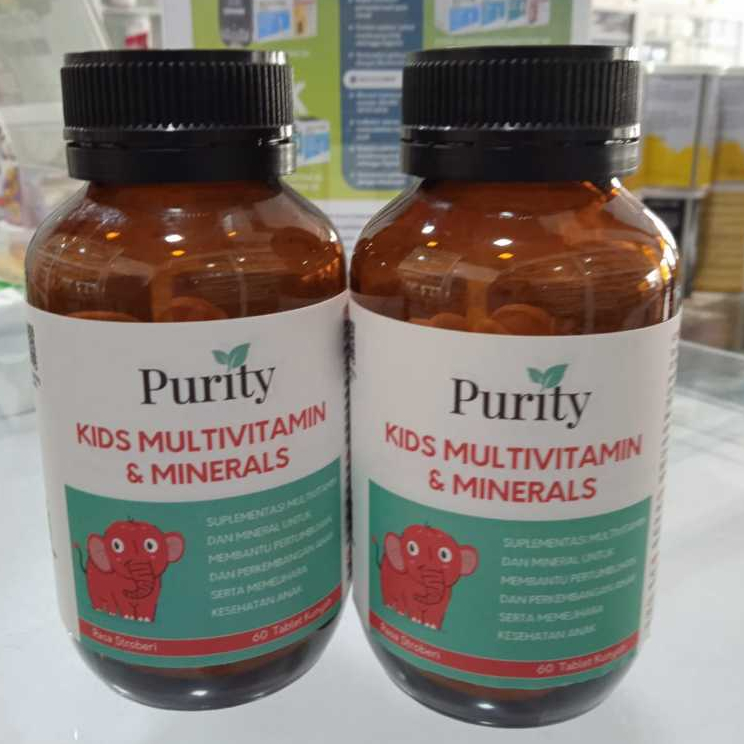 Jual PURITY KIDS MULTIVITAMIN DAN MINERAL # MULTIVITAMIN ANAK#TABLET ...