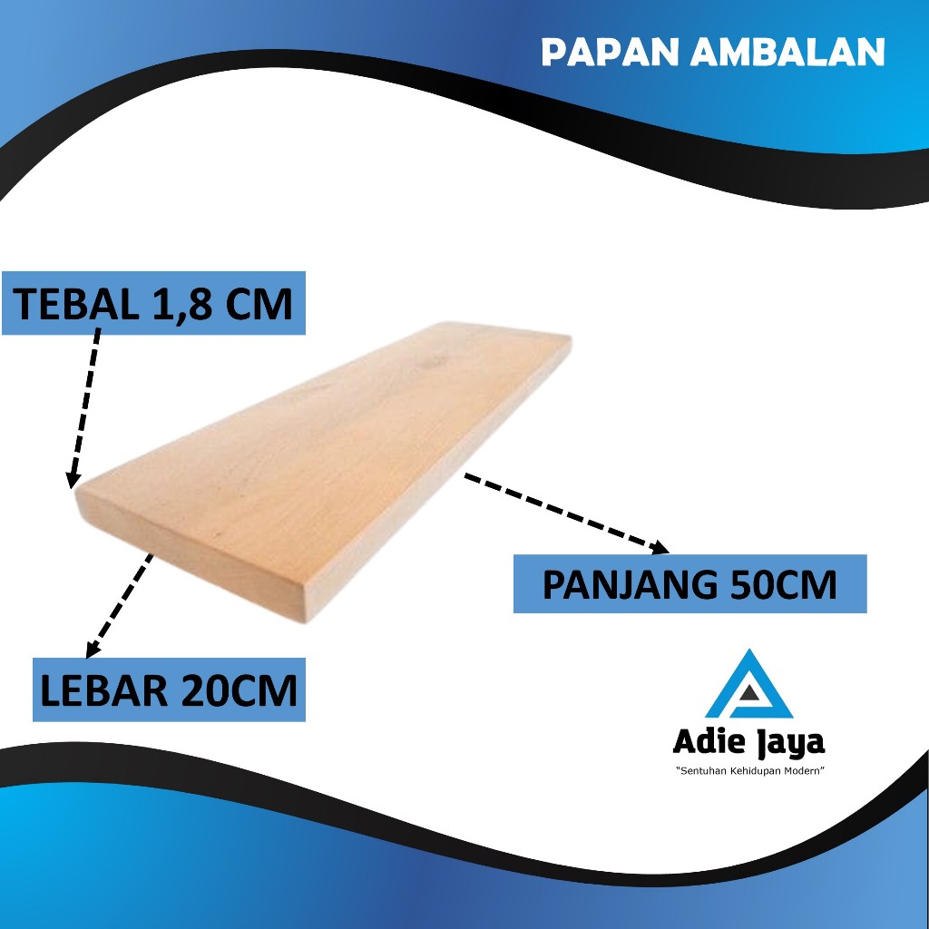 Jual PAPAN AMBALAN tebal 1.8 cm lebar 20 cm | Shopee Indonesia