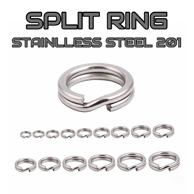 Jual Split Ring Pipih Stainless Steel 201 (1000 pcs) Soft Frog Minnow ...