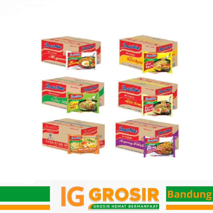 Jual Mie Instant Indomie Kuah 1 Dus isi 40 Pcs Best Seller Enak Murah ...