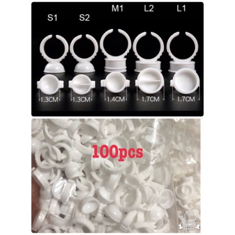 Jual 1 pack [ RING GLUE PUTIH ] isi 100 pcs | Shopee Indonesia