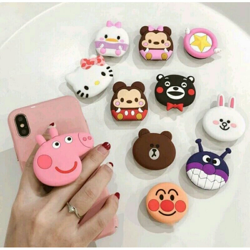 Jual Pop Socket HP 3D Karakter Cartoon | Shopee Indonesia