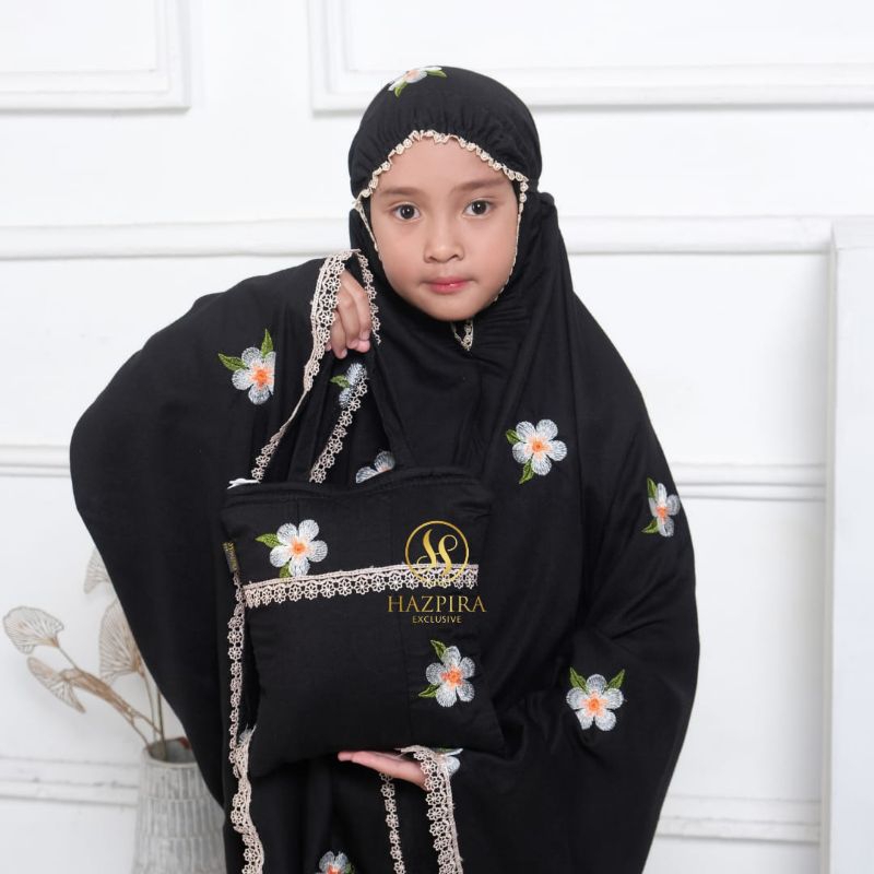 Jual HAZPIRA - MUKENA ANAK RAYON BORDIR MAHALINI USIA 5 - 15 TAHUN ...