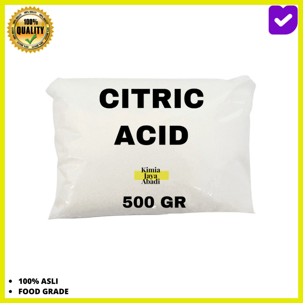 Jual Citric Acid / Citrun / Asam Sitrat 500 Gram FOOD GRADE | Shopee ...