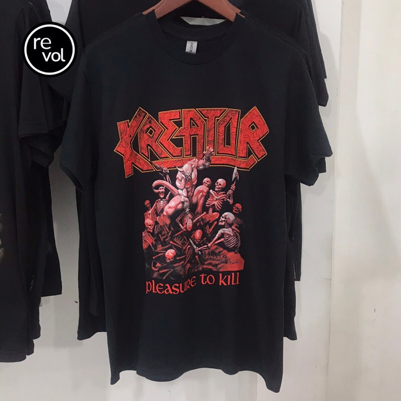 Jual KAOS BAND OFFICIAL KREATOR - PLEASURE TO KILL (ORIGINAL ...