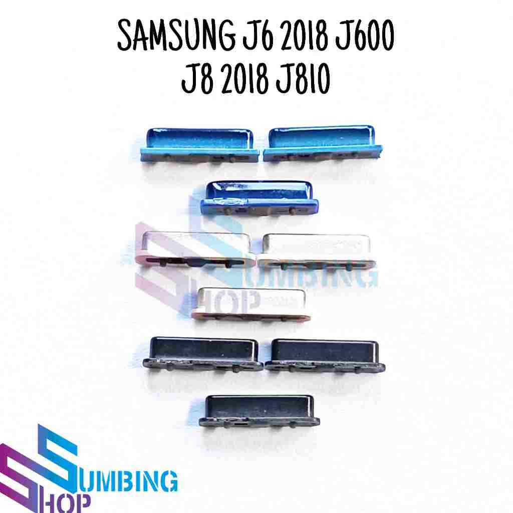 Jual Tombol Luar Samsung J6 2018 J600 J8 2018 J810 Rubber Power On Off Volume Pernik | Shopee ...