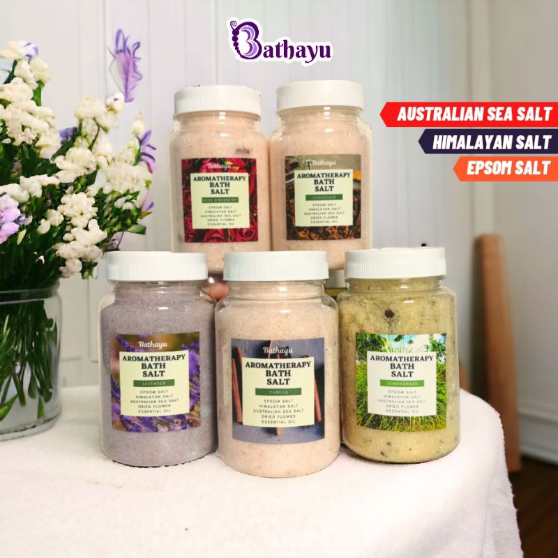 Jual BATH SALT GARAM MANDI SPA KAKI DENGAN BUNGA ASLI TRIPLE FORMULA ...