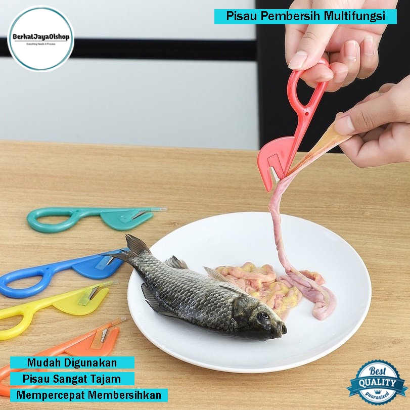 Jual Pisau Pembersih Usus Ayam Belut Pengupas Udang Perut Ikan Premium ...