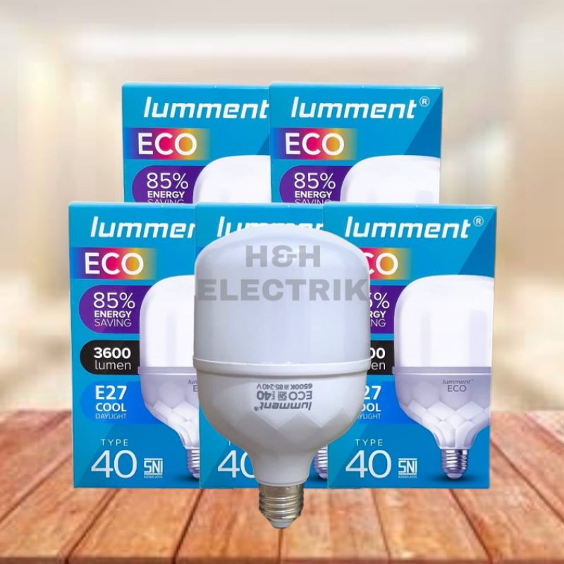 Jual Lumment Eco Bohlam Lampu Led Capsule 40w 40 Watt | Shopee Indonesia