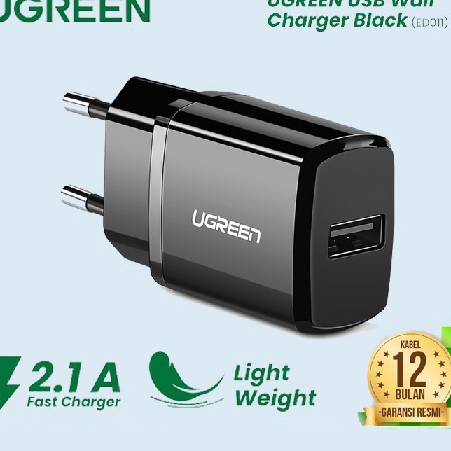 Jual Quw Ugreen Adaptor USB Kepala Charger 21A 1W Iphone 7 8 X XS ...