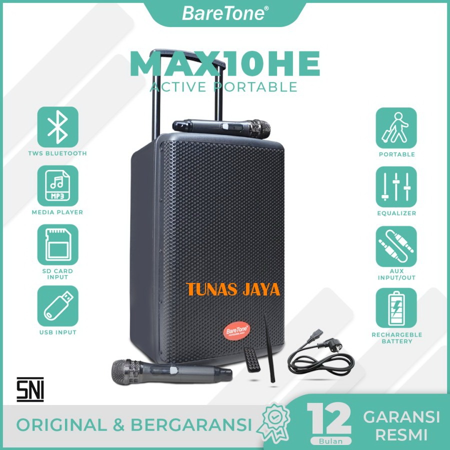 Jual Speaker Portable Meeting Wireless Baretone MAX10HE Original 10 ...