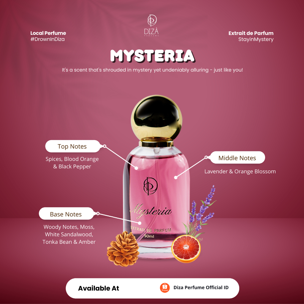 Jual Diza Perfume - Mysteria - Extrait de Parfum | Shopee Indonesia
