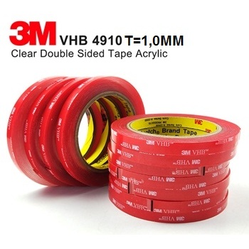 Jual DOUBLE TAPE 3M VHB 4910 CLEAR 5MM X 4.5M | Shopee Indonesia