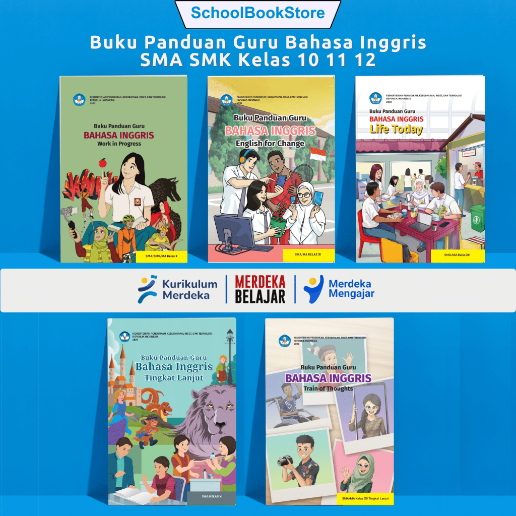 Jual Buku Panduan Guru Bahasa Inggris SMA/SMK Kelas 10,11,12 SMA SMK Kurikulum Merdeka Belajar ...