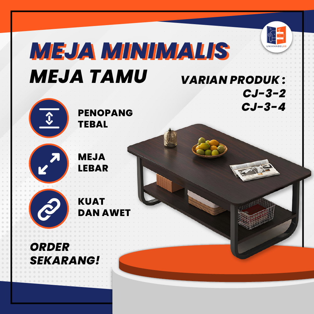 Jual Meja Ruang Tamu 2 Tingkat Meja Cofee Meja Aesthetic Minimalis Meja ...