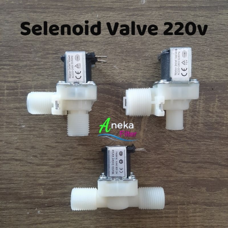 Jual Selenoid valve / solenoid / water inlet 1/2inch 220v | Shopee Indonesia
