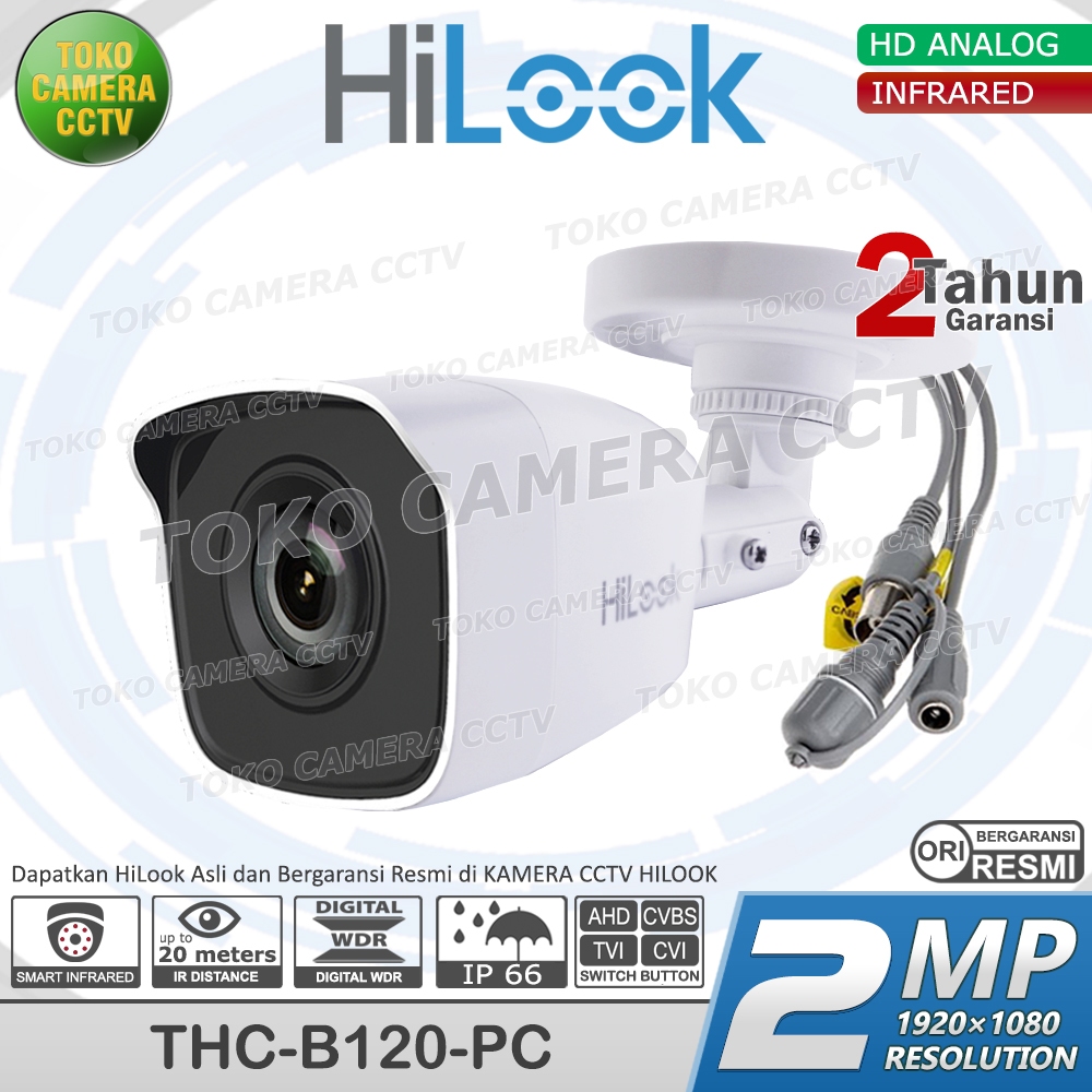 Jual KAMERA CCTV OUTDOOR 2MP HILOOK THC B120 PC | Shopee Indonesia