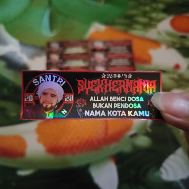Jual (Minimal Order 10pcs) Stiker Majelis Sholawat Syekhermania Warna ...