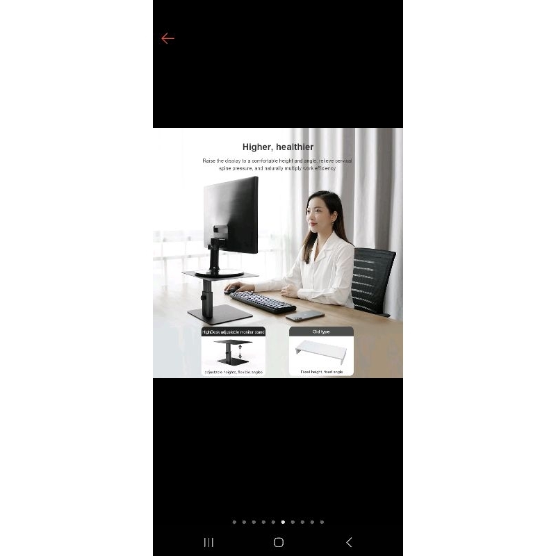 Jual Stand Millkin Highdesk Adjustable for Monitor / Standing Laptop ...