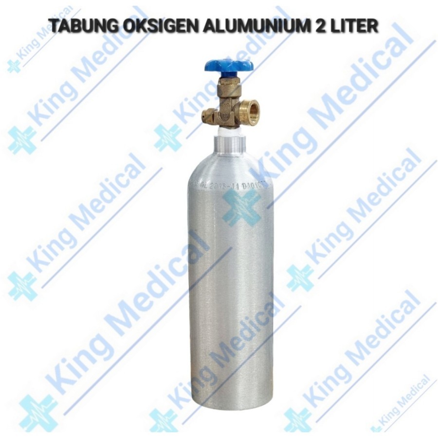 Jual Tabung Oksigen alumunium Portable 2 L / 2 Liter Tabung Oxygen Portable | Shopee Indonesia