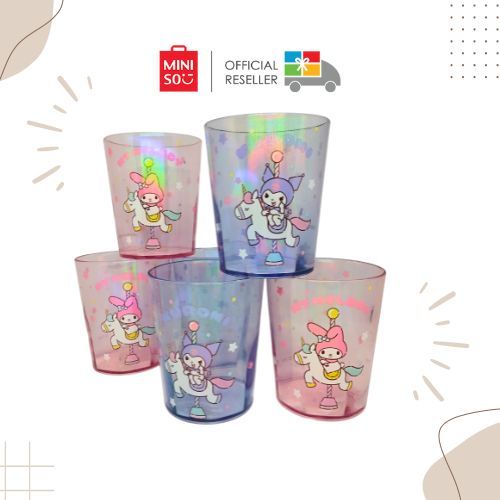 Jual MINISO x Sanrio Glass / Mug Minum Kuromi / My melody | Shopee ...