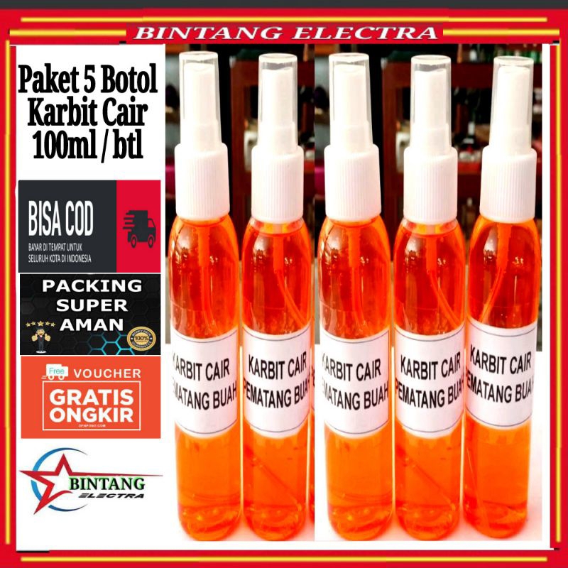 Jual 5 botol, Karbit pematang buah (spray) | Shopee Indonesia