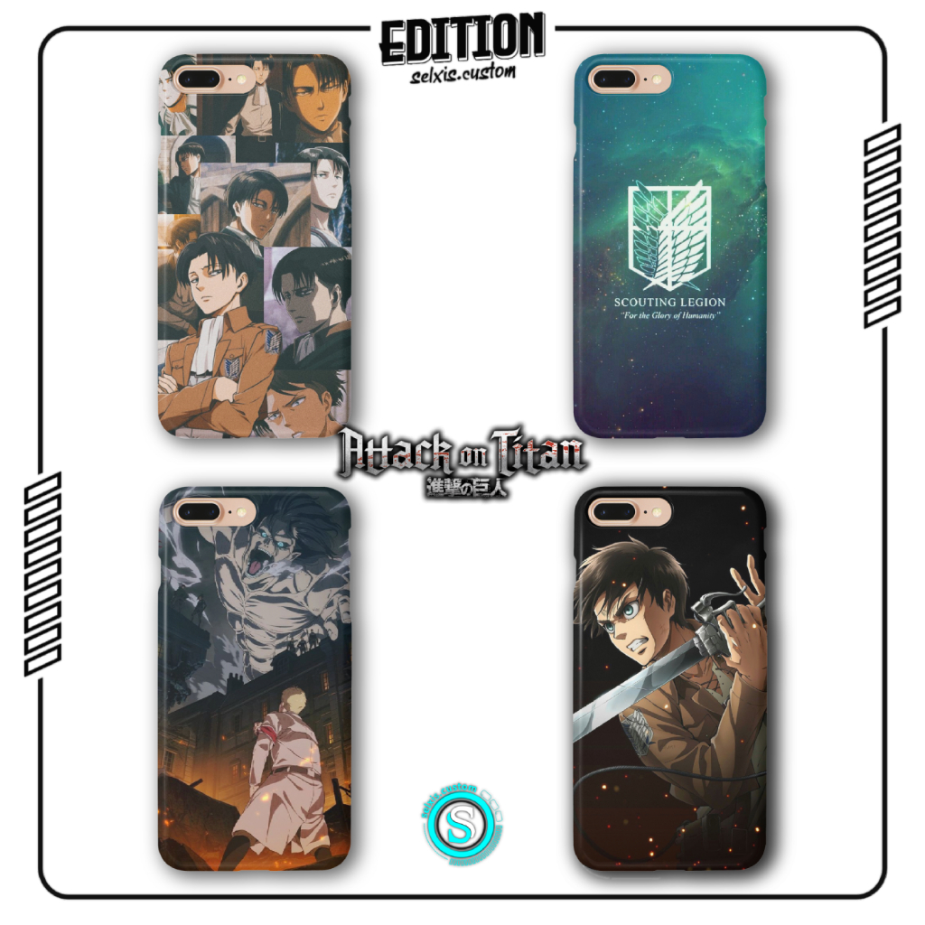 Jual Case Premium Anime Attack On Titan (All Type Smartphone) | Shopee ...