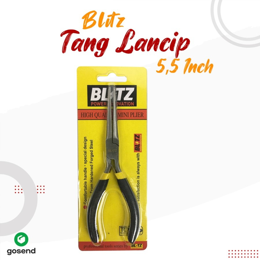 Jual BLITZ Tang Lancip Mini Panjang 5,5" Extra Long Nose Plier 5.5 Inch | Shopee Indonesia