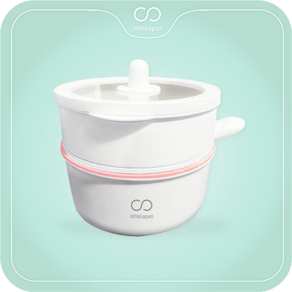 Jual INFINILAPAN Portable Electric Frying Pan Teflon Listrik Serbaguna ...