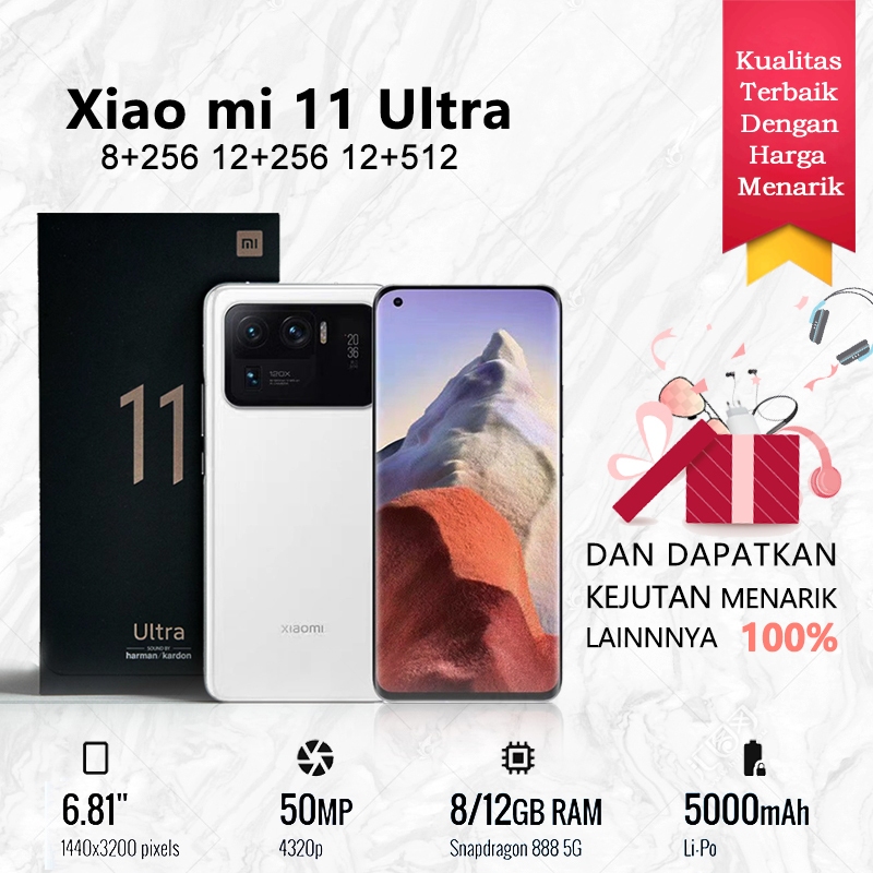 Jual Xiaomi 11 Ultra 5G 8+256GB 12+256GB 12+512GB Second mi 11ultra ...
