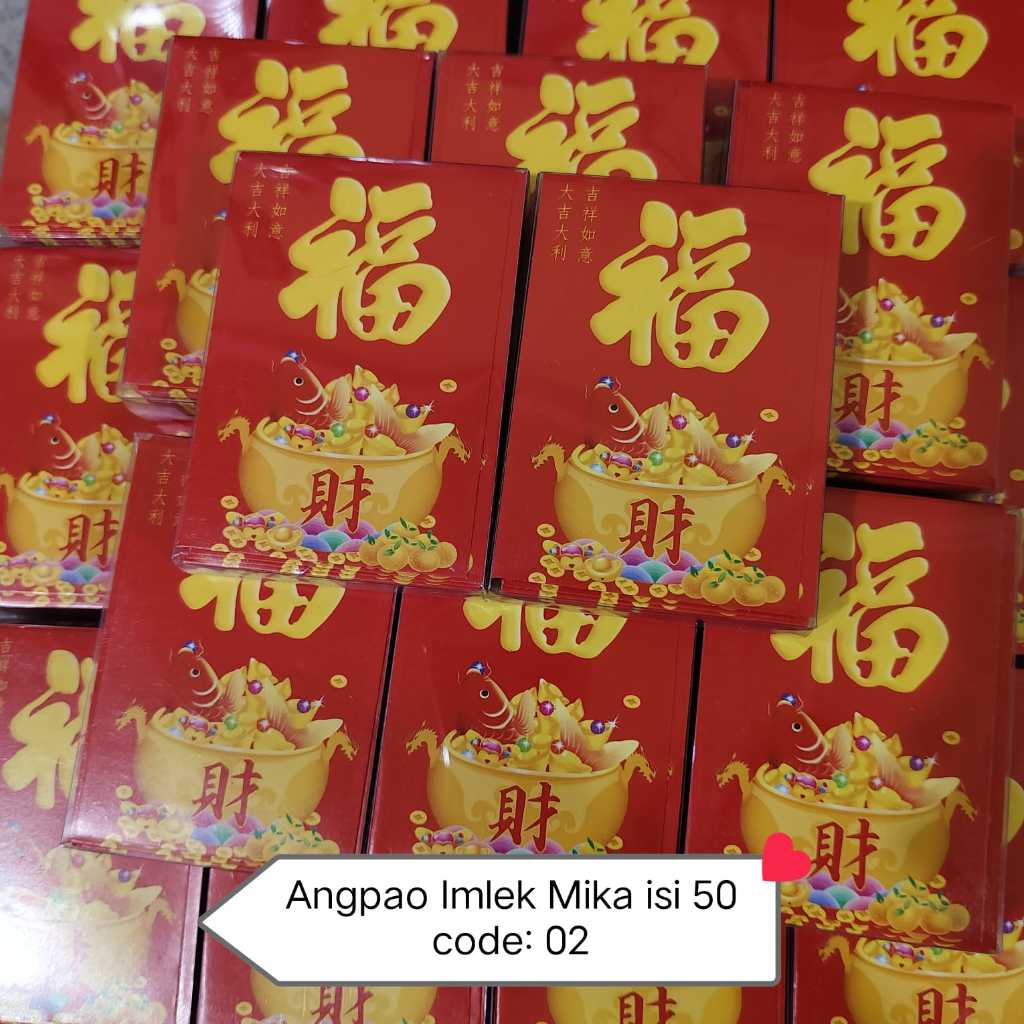 Jual Angpao Imlek isi 50 / Angpao Mika isi 25 Chinese New Year / Hong ...