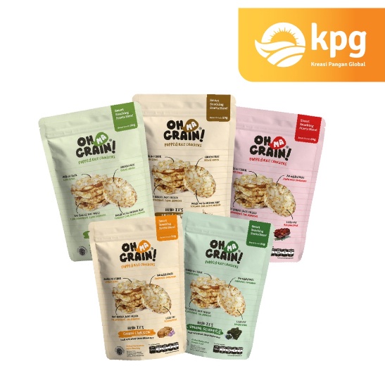 Jual Readystock Oh Ma Grain OHMAGRAIN Keripik Beras Organic Popped Rice ...