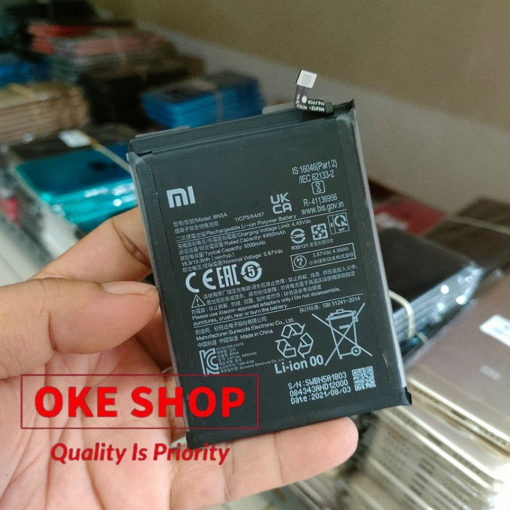 Jual Baterai Xiaomi Poco M3 Pro 5G Model BN5A Original Batre Batrai ...