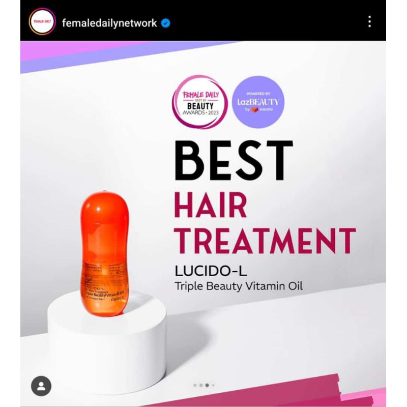 Jual Lucido oil 50 ml hair vitamin oil | Shopee Indonesia