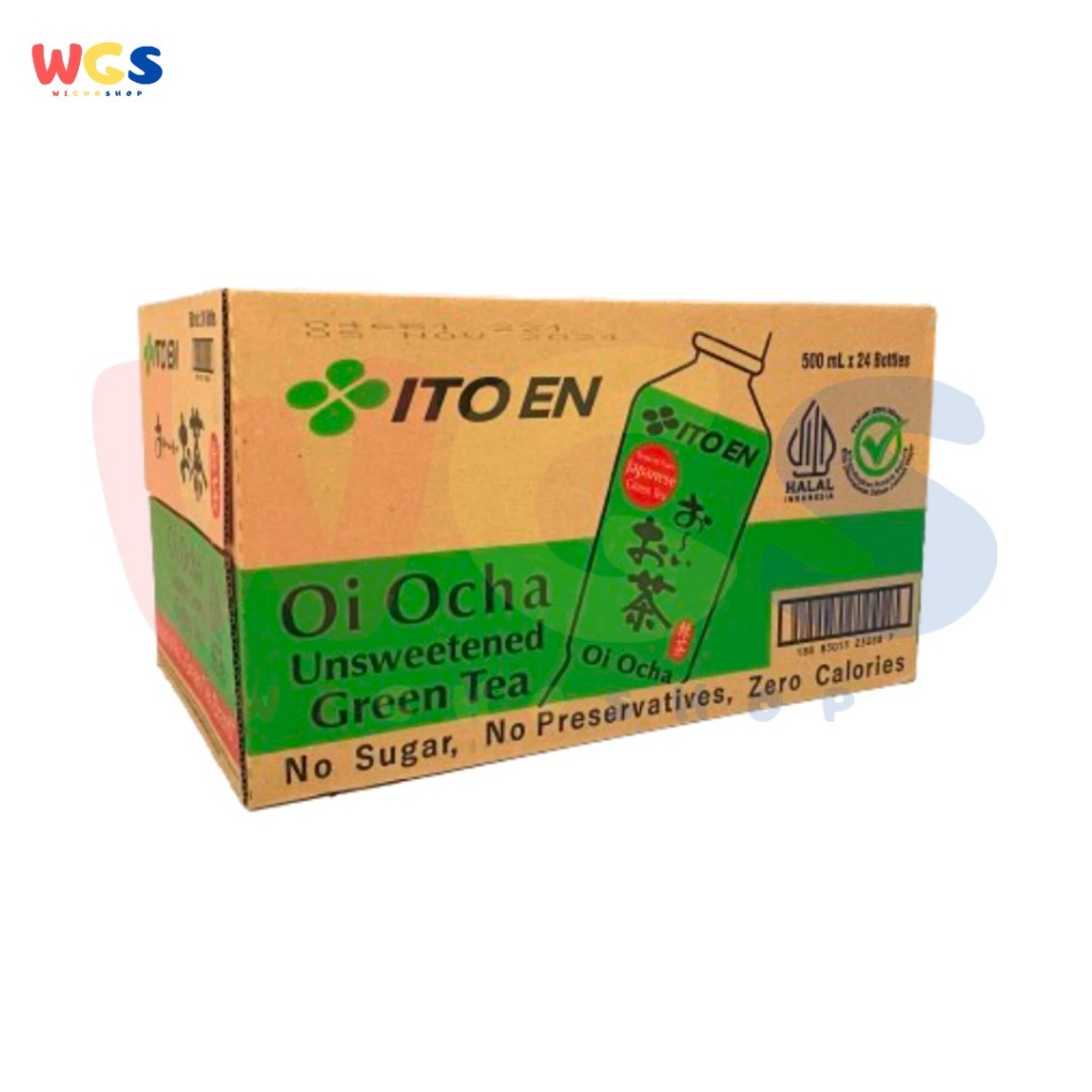 Jual ItoEn - Ito En Oi Ocha Green Tea Unsweetened 24 btl x 500ml | Shopee Indonesia