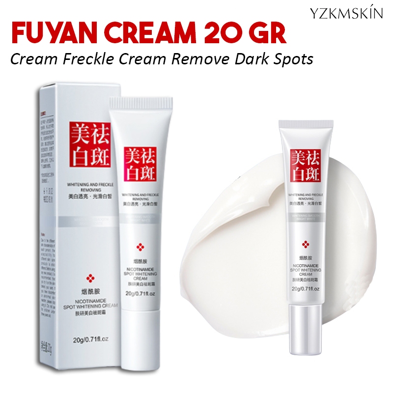 Jual YZKMSKIN - FUYAN Cream Whitening Cream Freckle Cream Remove Dark Spots 20 ML / Krim Wajah ...