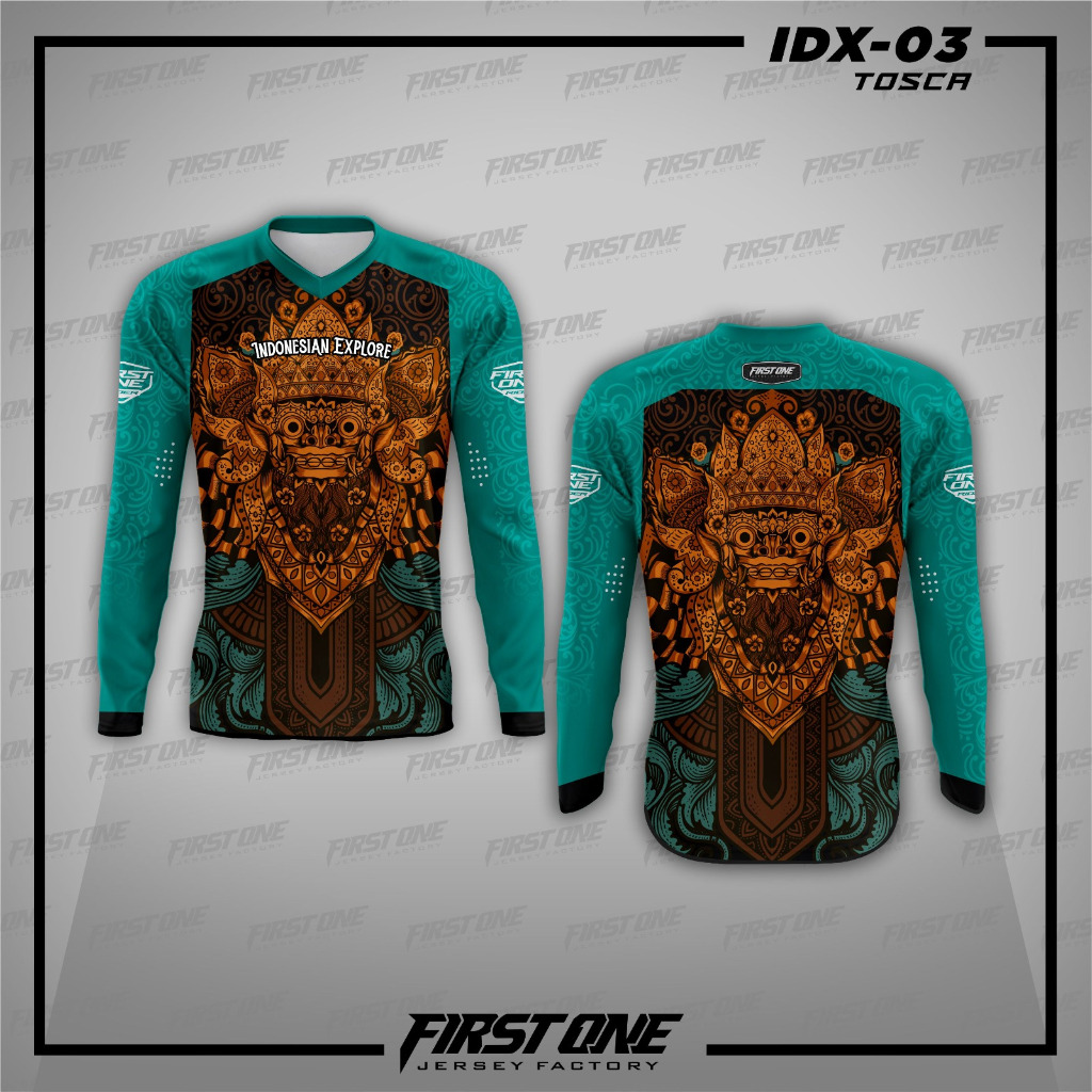 Jual IDX - 03 TOSCA 1 JERSEY INDONESIAN EXPLORE LENGAN PANJANG | Shopee ...