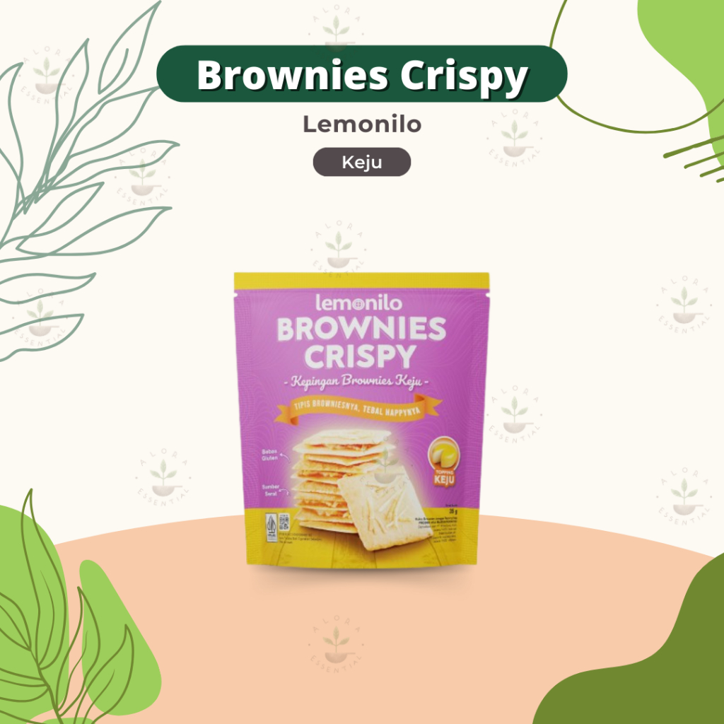 Jual Lemonilo Brownies Crispy Rasa Keju 40 gr | Shopee Indonesia