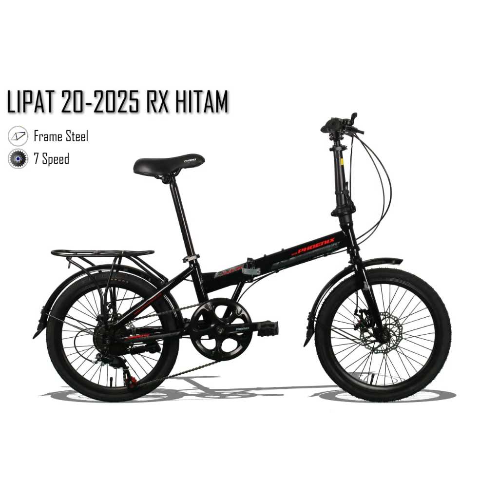 Jual Sepeda Lipat 20 Inch Phoenix 2025 RX 7 Speed | Shopee Indonesia