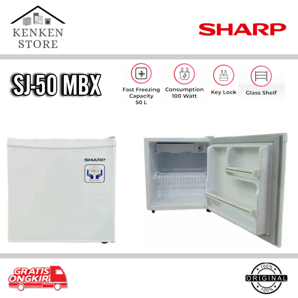 Jual KULKAS SHARP 1 PINTU PORTABLE SJ-50MBX | Shopee Indonesia
