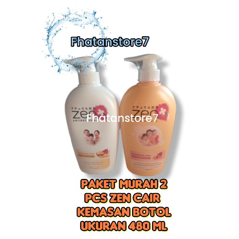 Jual MURAH 2 PCS Sabun Zen Cair Kemasan Botol Pump 480 ml | Shopee ...