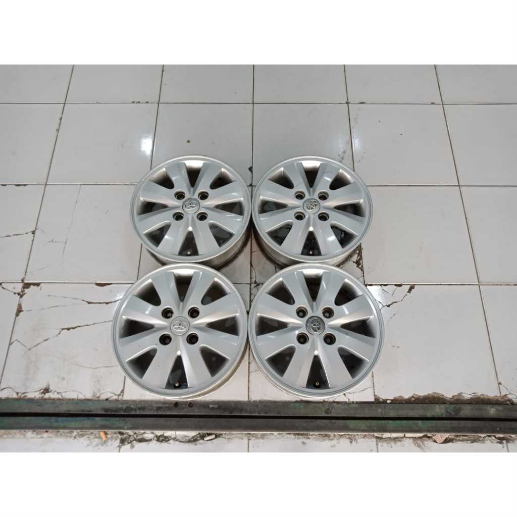 Jual Velg ORI avanza Veloz R15 LUBANG 4X114 silver | Shopee Indonesia