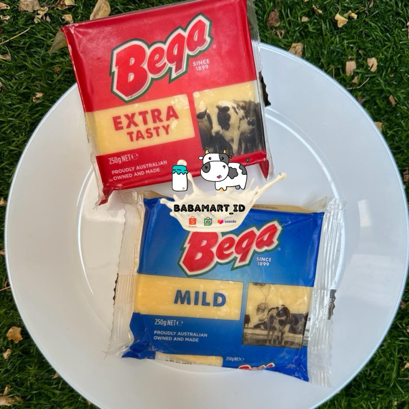 Jual KEJU CHEDDAR BEGA MILD 250 gram | Shopee Indonesia