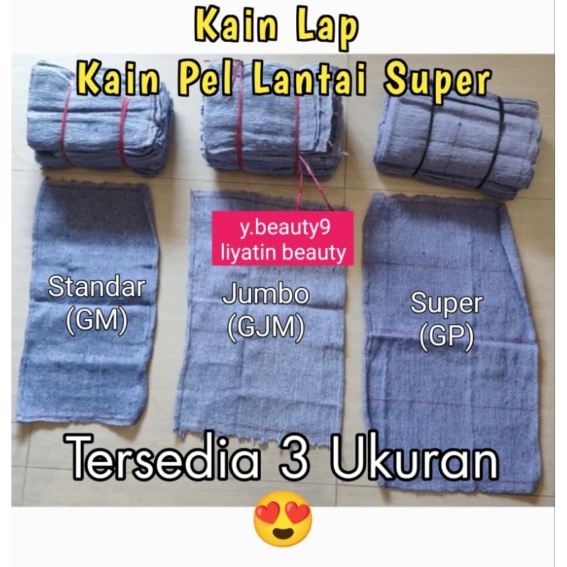 Jual Lap Lantai Jumbo Lap Kain Pel Lap Mobil Lap Motor Lap Mesin Jumbo ...