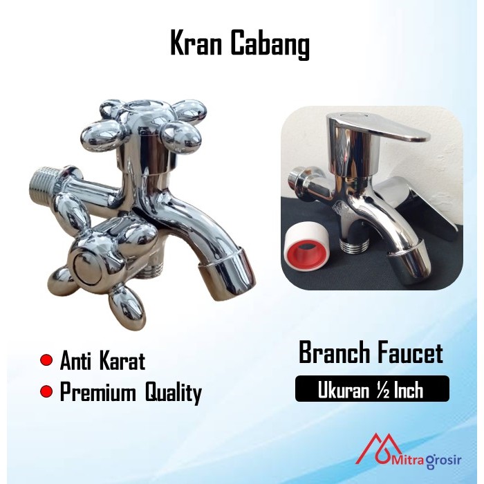 Jual Kran Cabang Engkol Minimalis Keran Air Shower Cabang 2 Kran Double ...