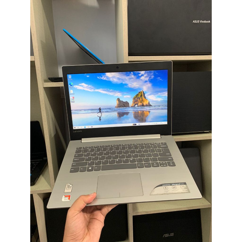 Jual LENOVO IDEAPAD-320/AMD A4/RAM4GB/HDD500GB/WIN10/SLIM/CANTIK/MULUS/NGEBUTS/SIAPPAKAI/14INCH ...