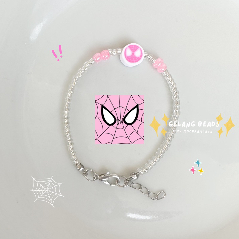Jual Gelang Couple Spiderman Miles Morales & Gwen Stacy | Spiderman ...