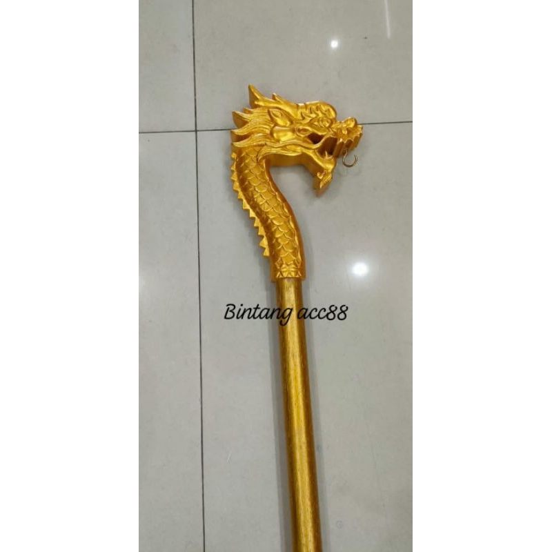 Jual Tongkat naga dewa bumi/hok tek / fu tek/ ta pe kong kayu -180cm ...